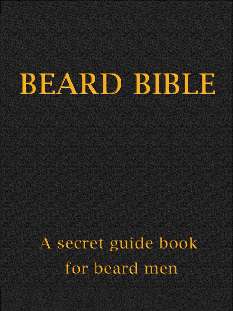 Beard Bible PDF | PDF | Beard | Shampoo
