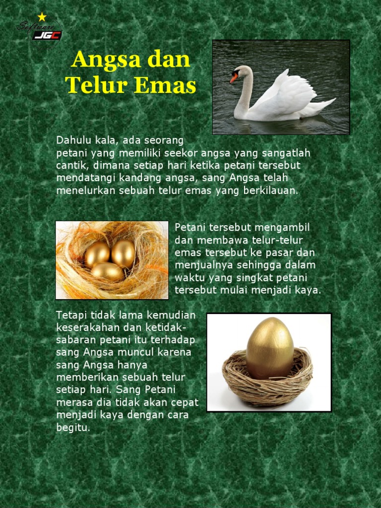 Angsa Dan Telur Emas | PDF