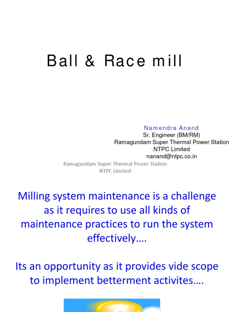 Ball and Race Mill PDF | PDF | Mechanical Engineering | Applied And ...