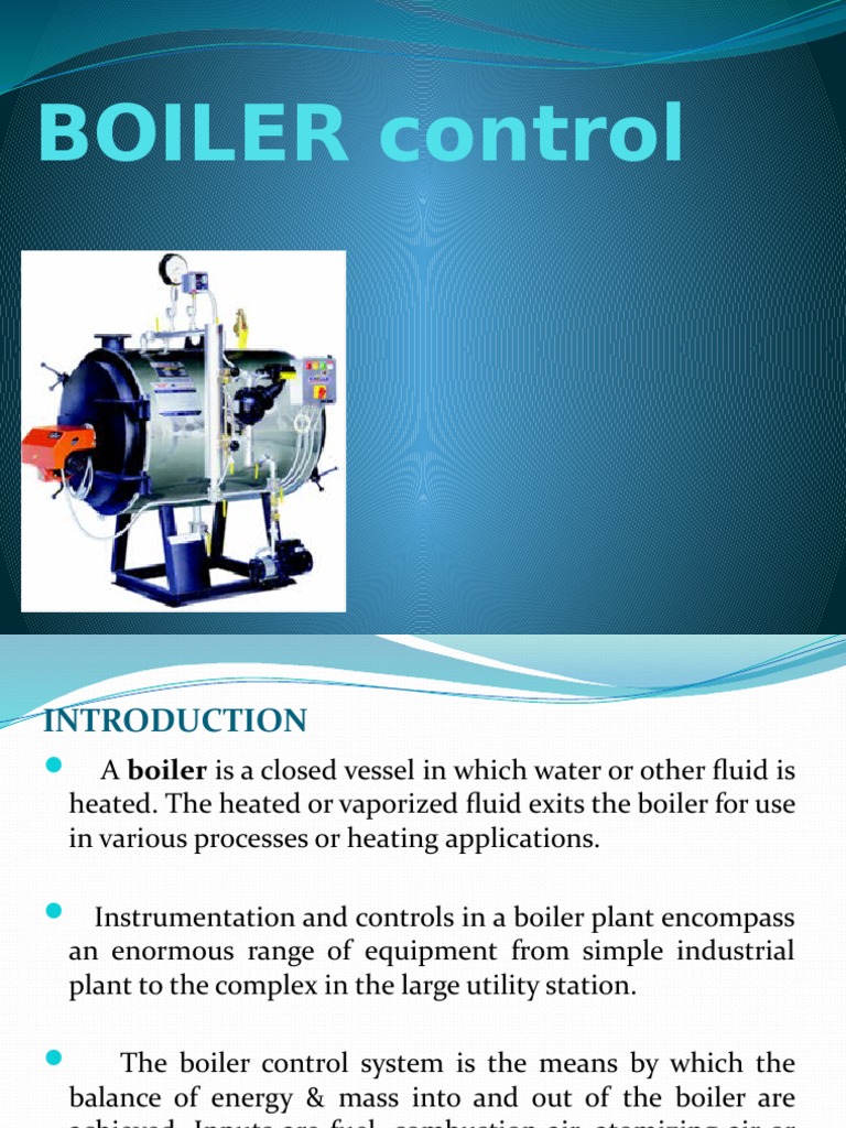 Boiler Control | PDF | Boiler | Steam