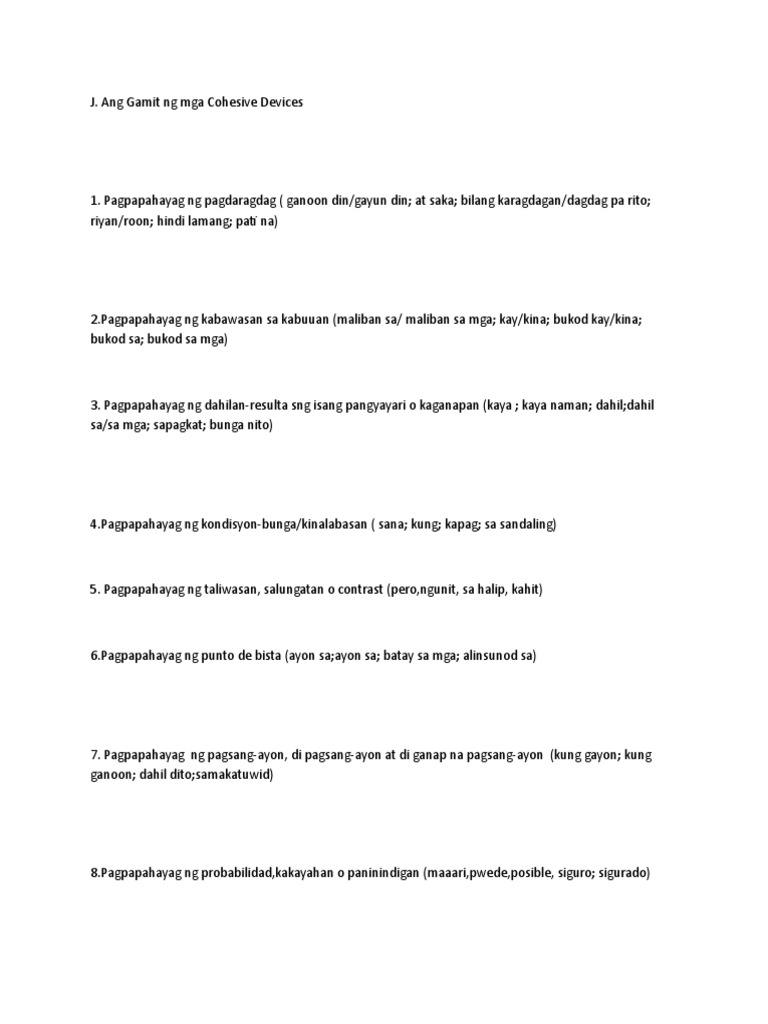 Filipino Report Jeryl J-K | PDF