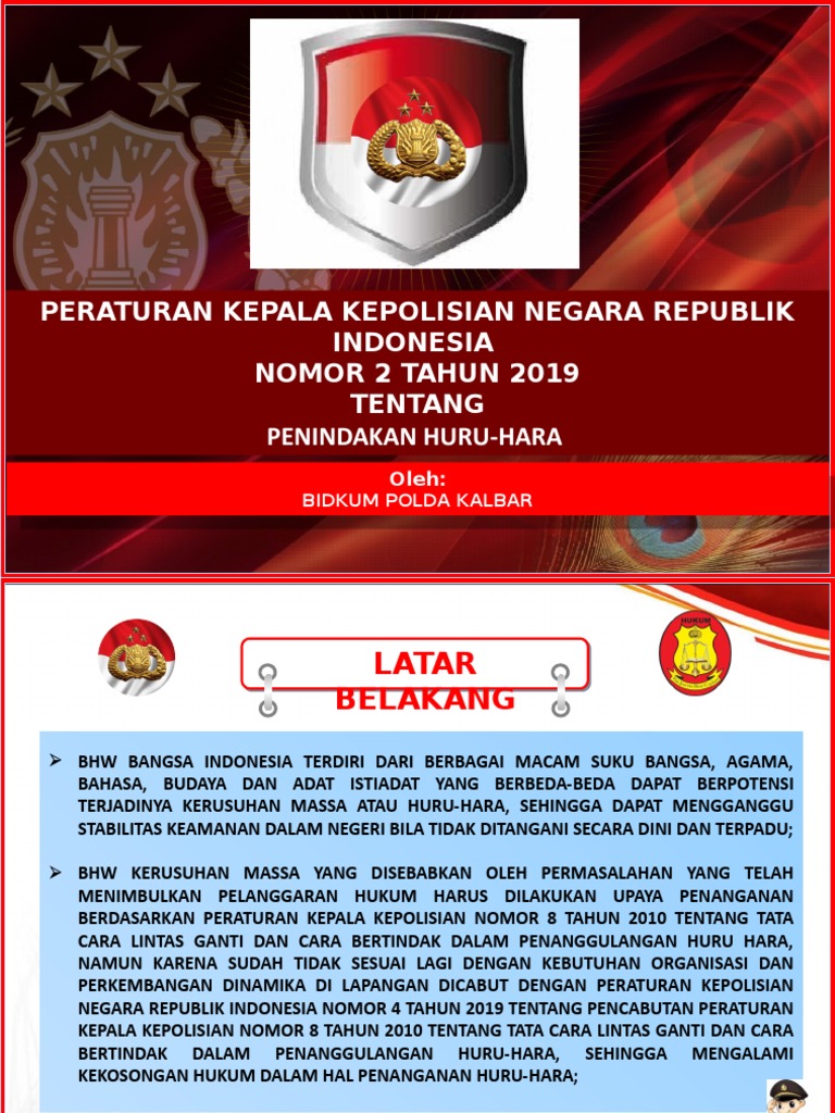 Perkap No.2 THN 2019 | PDF