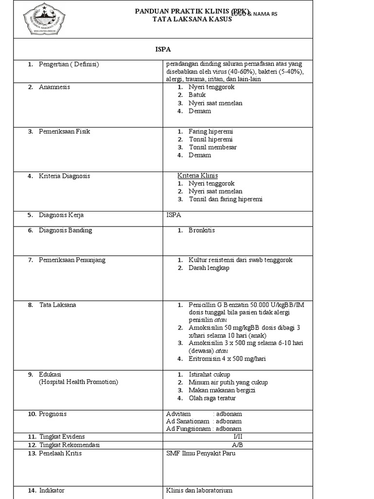 ISPA | PDF | Kesehatan Holistik | Sains & Matematika