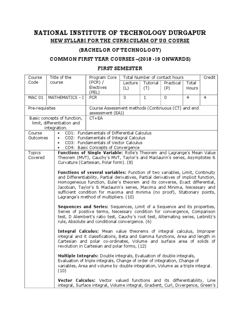 NIT Durgapur | PDF | Linear Algebra | Diffraction