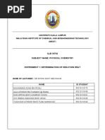Surface Tension Lab Report | PDF | Surface Tension | Solution