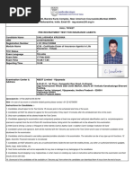 MS-CIT Hall Ticket | PDF | Identity Document | Driver's License