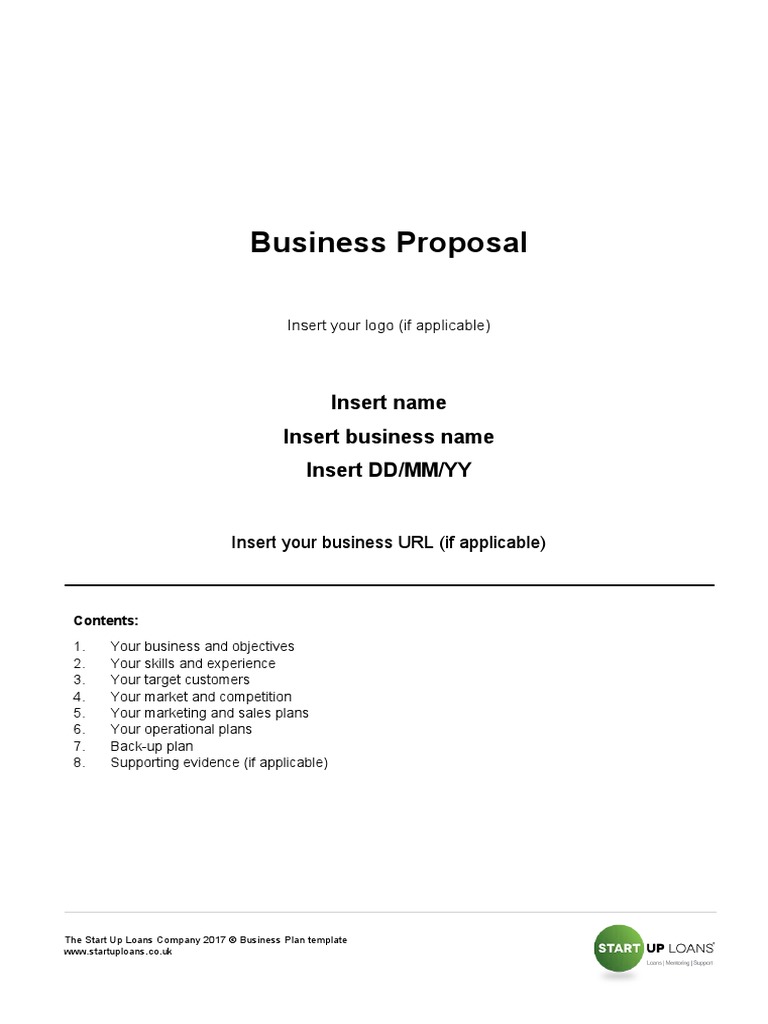 Business Proposal Template | PDF | Competition | Survey Methodology