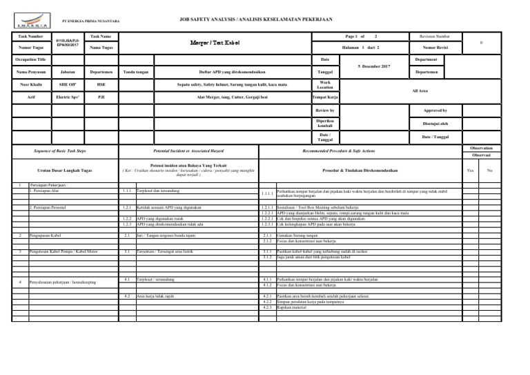 085 JSA Merger Test Kabel | PDF