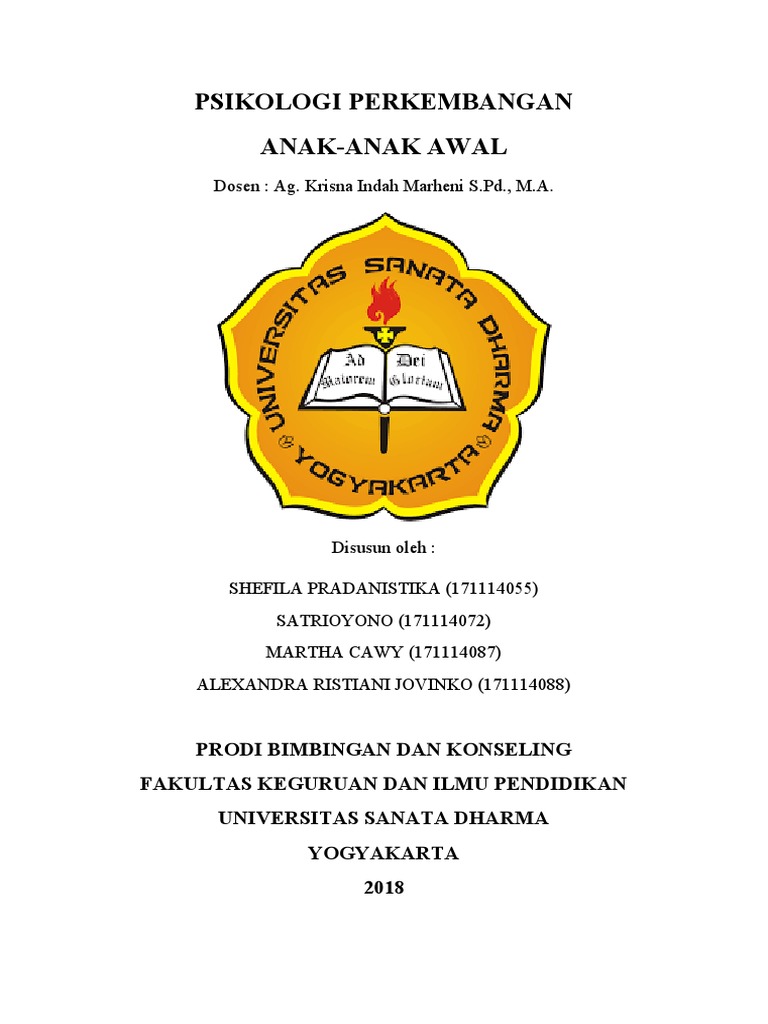 PSIKOLOGI PERKEMBANGAN UTS Kelompok | PDF | Sains & Matematika