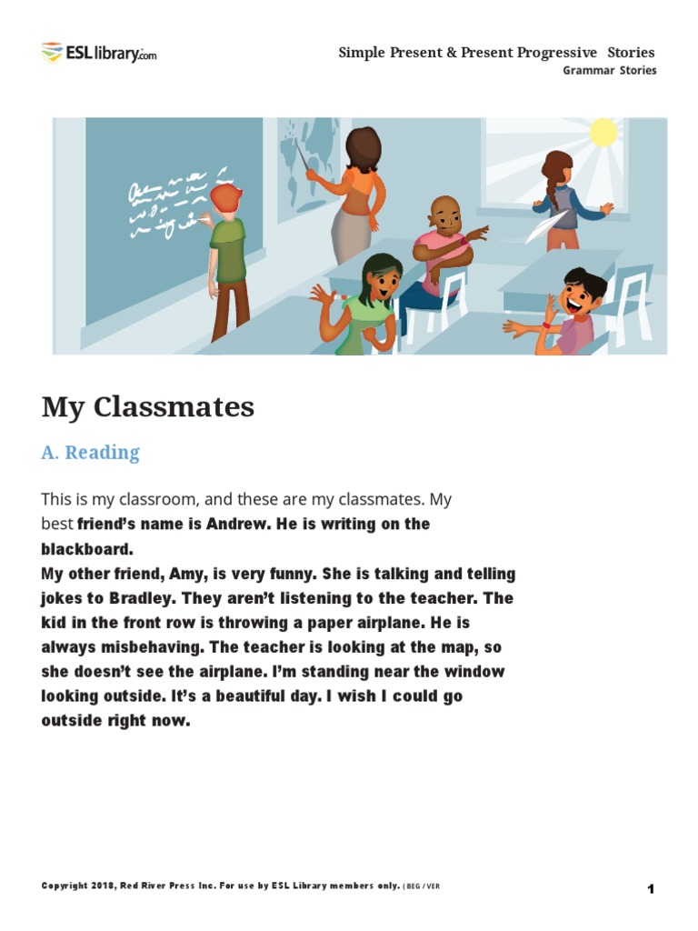 Grammar-Stories Sample ESLlibrary | PDF | Language Arts & Discipline