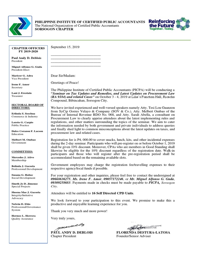 Invitation PDF | PDF | Certified Public Accountant | Accounting