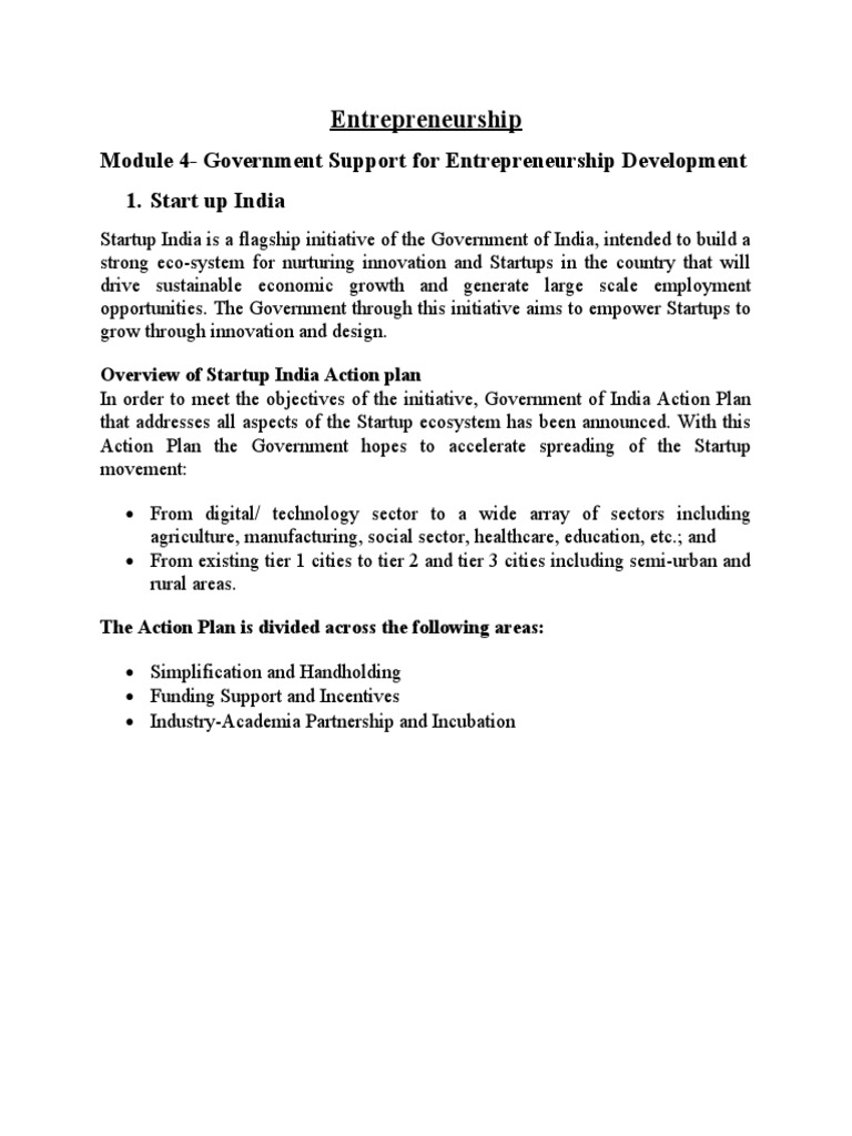 Module 4 | PDF | Startup Company | Small Business & Entrepreneurs