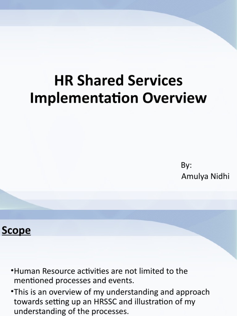 HR Shared Services Implementation Guide | PDF | Recruitment ...