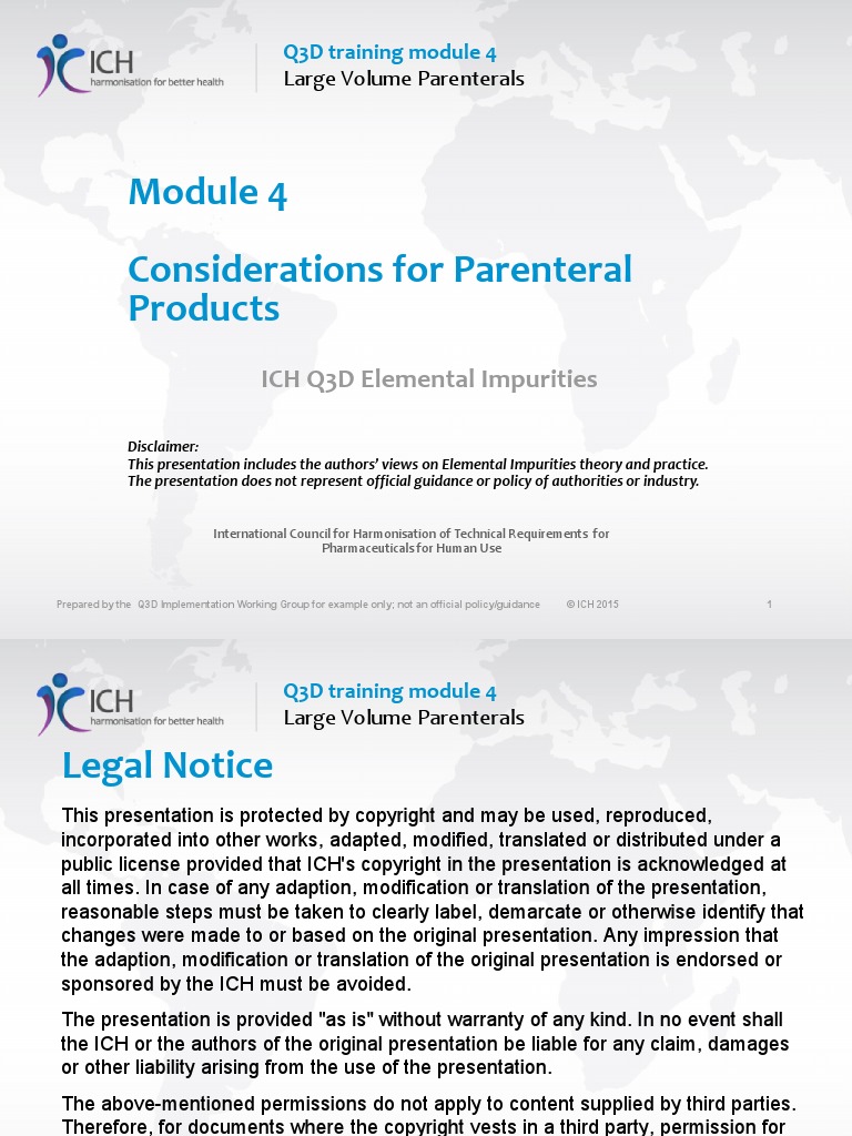 Module 4 - Considerations For Large Volume Parenterals PDF | PDF | Dose ...