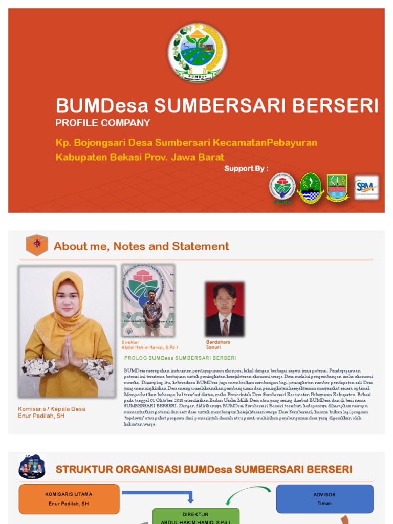 BUMDes Sumbersari, Pebayuran PDF | PDF