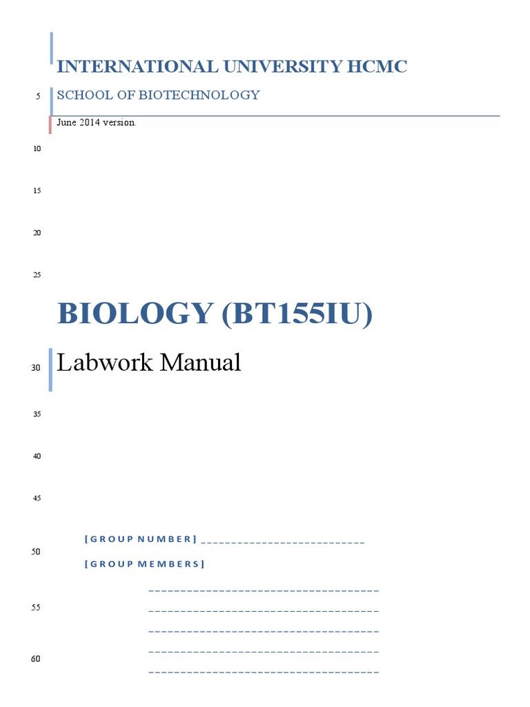Biology-Lab Manual | PDF | Microscope | Transmission Electron Microscopy