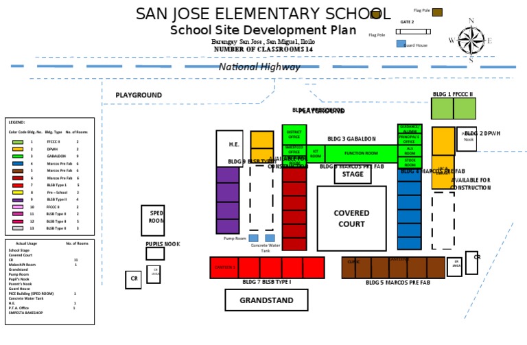 San Jose Elementary School Site Plan | PDF