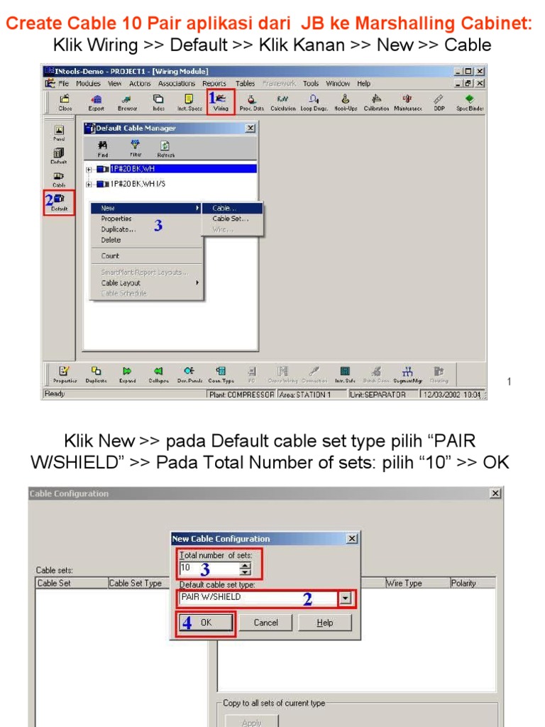 Intools Wiring Module 02 (Create Cable, Connection, Loop Diagram) | PDF