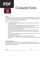 Signed Interview Consent Form | PDF