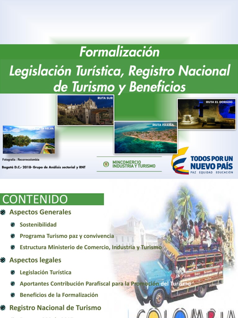 Registro Nacional de Turismo Parte Operativa Como Diligenciarlo Ejemplos | Descargar gratis PDF ...