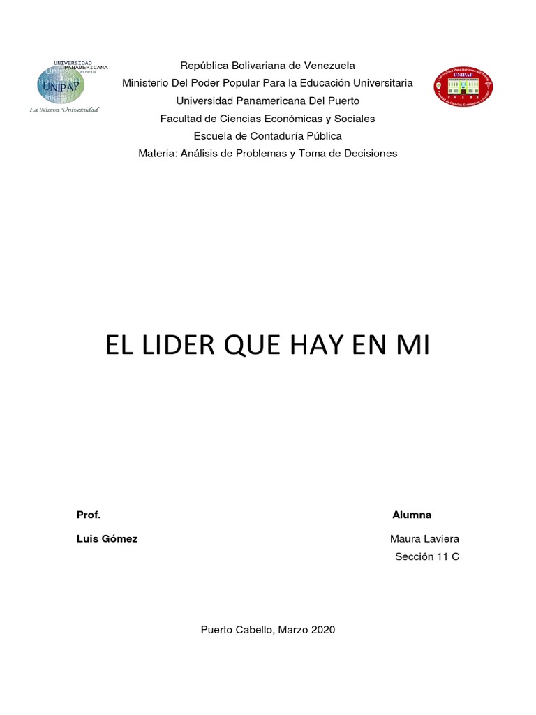 Liderazgo y Autodesarrollo Personal | PDF | Liderazgo | Sicología
