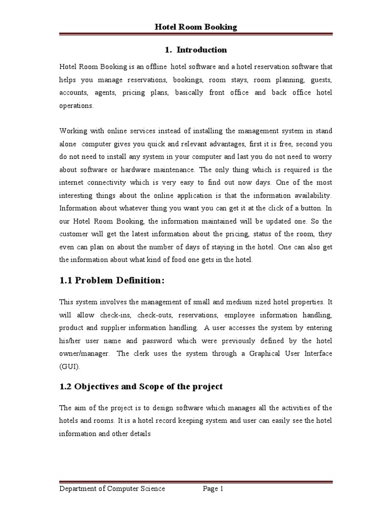 Hotel Room Booking | PDF | .Net Framework | Class (Computer Programming)