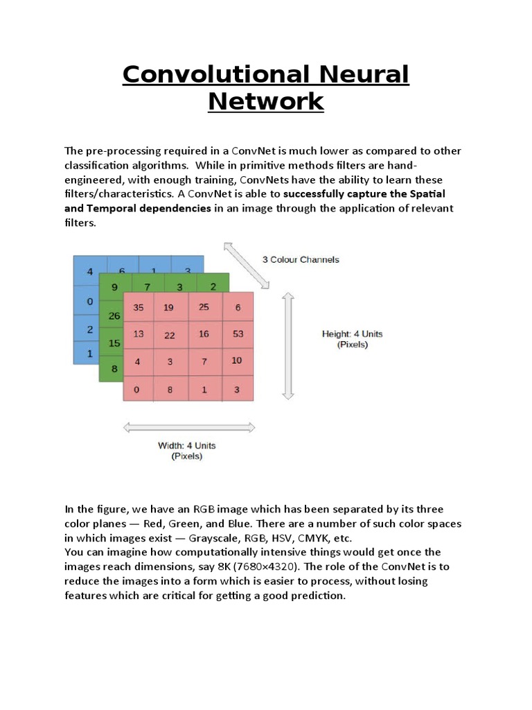 Convolutional Neural Network | PDF | Machine Learning | Areas Of ...