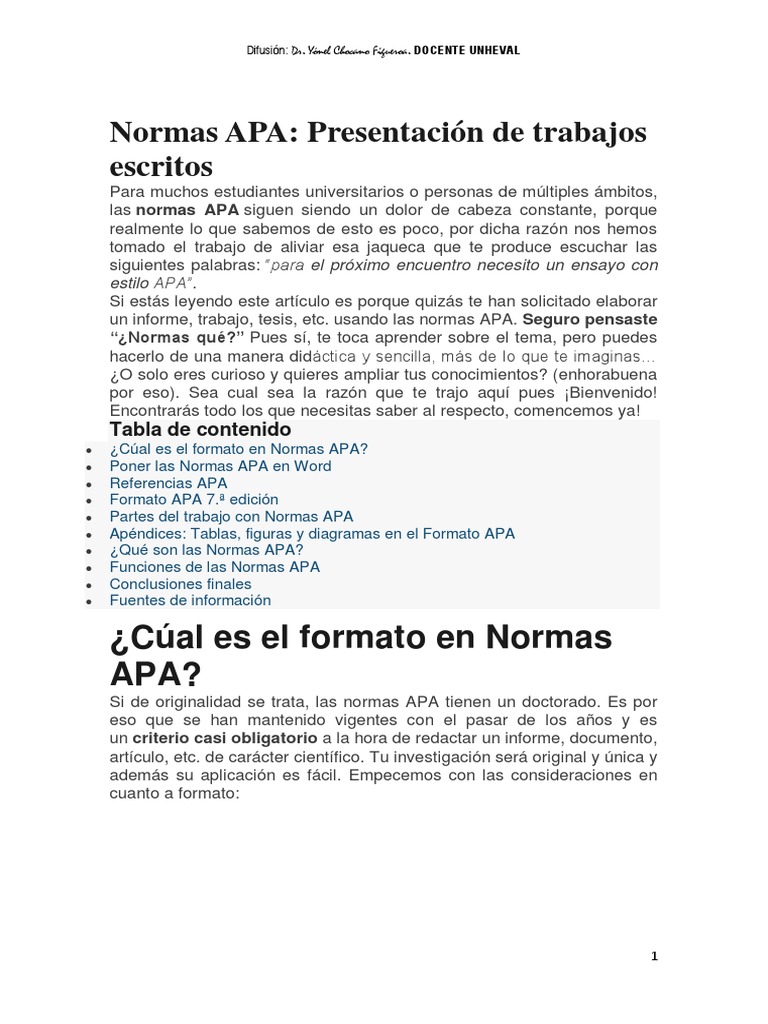 Normas APA Presentación de Trabajos Escritos PDF | PDF | Estilo apa | Science