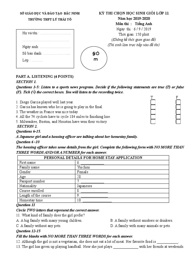 English Exam for 11th Grade Students | PDF | Harlem Renaissance | Nature