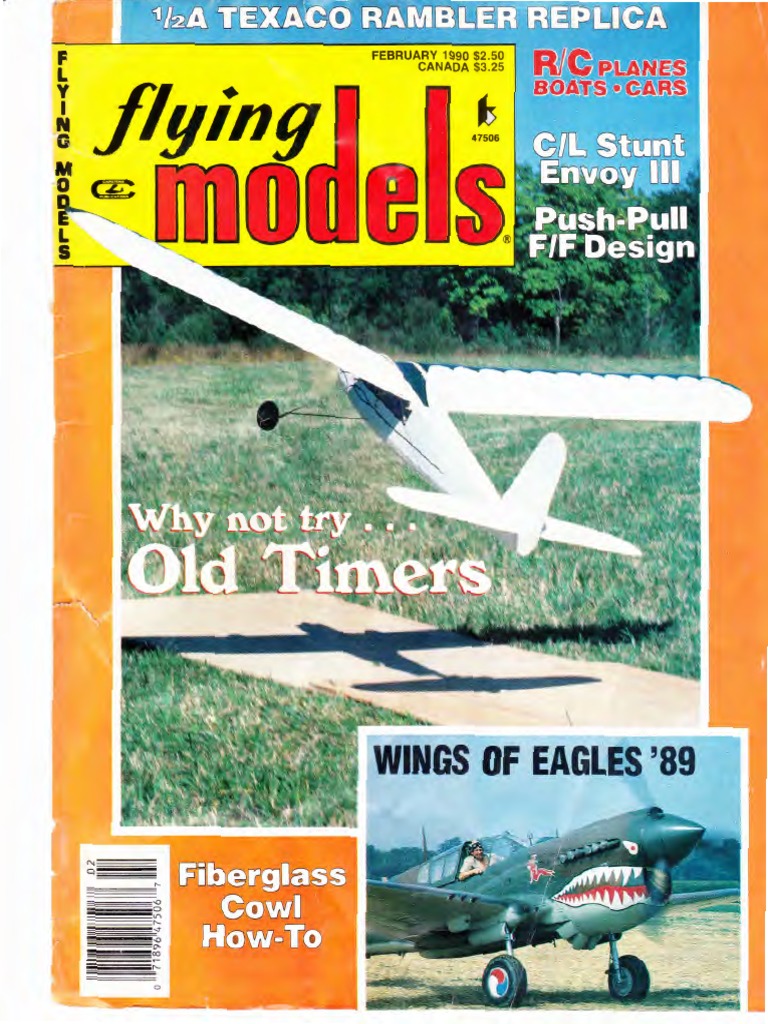 02flying Models February 1990 PDF | PDF | Aircraft | Aviation