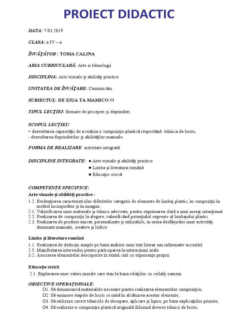 10 Proiect Avap | PDF