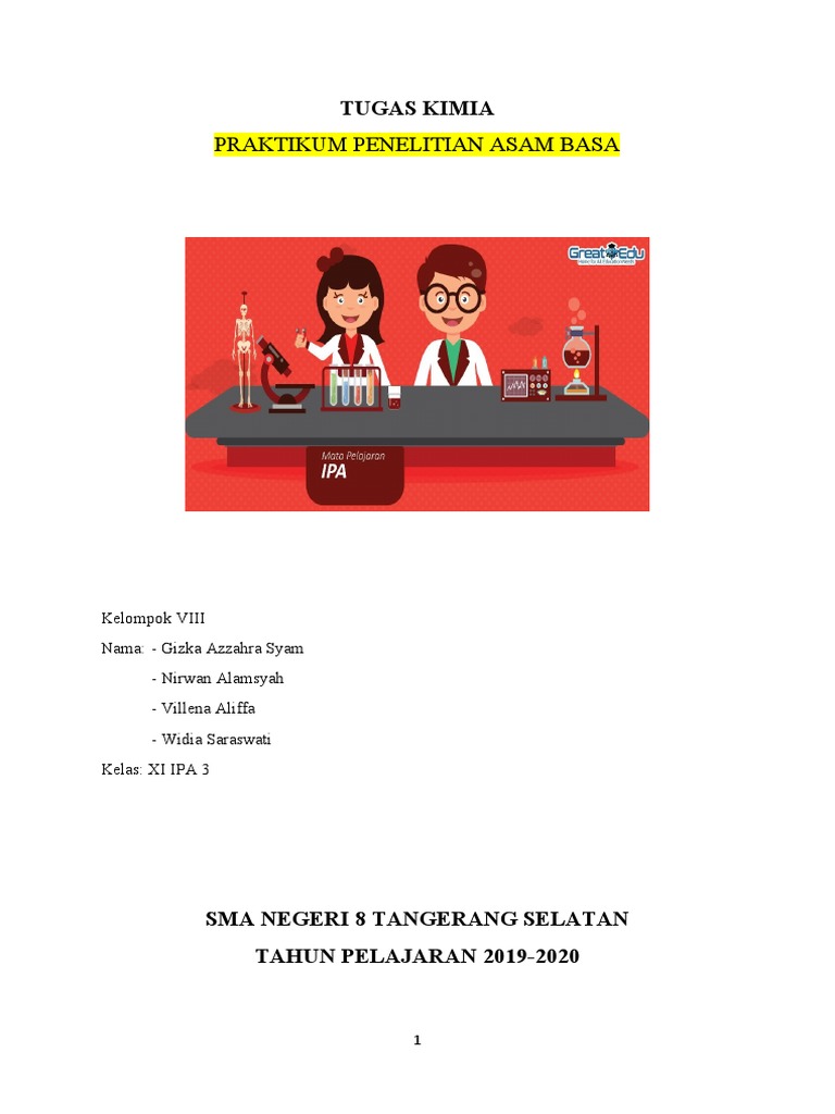 Tugas Kimia Asam Basa | PDF