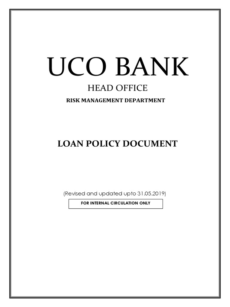 Loan Policy Document 2019-20 Part-A PDF | PDF | Credit | Finance ...
