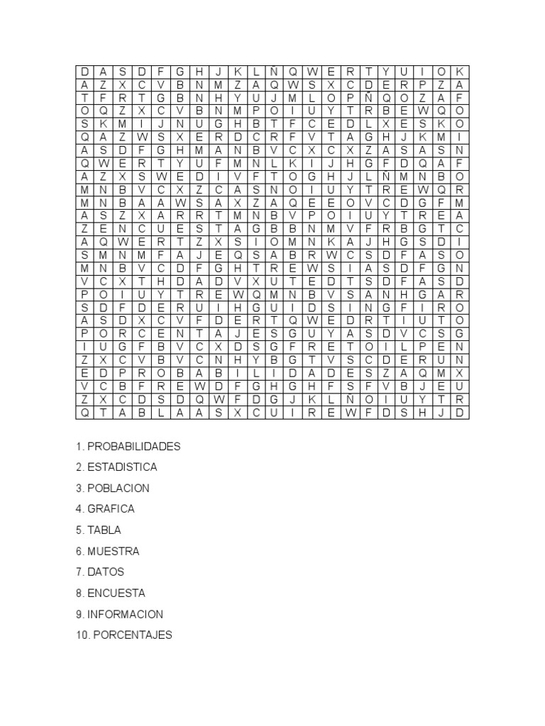 Sopa de Letras de Contabilidad | PDF