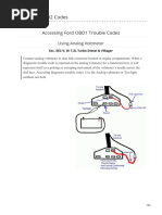 Ford OBD1 Codes and Procedure | PDF | Fuel Injection | Throttle