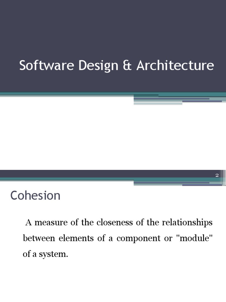 Software Design and Architecture 6 | PDF | Class (Computer Programming ...