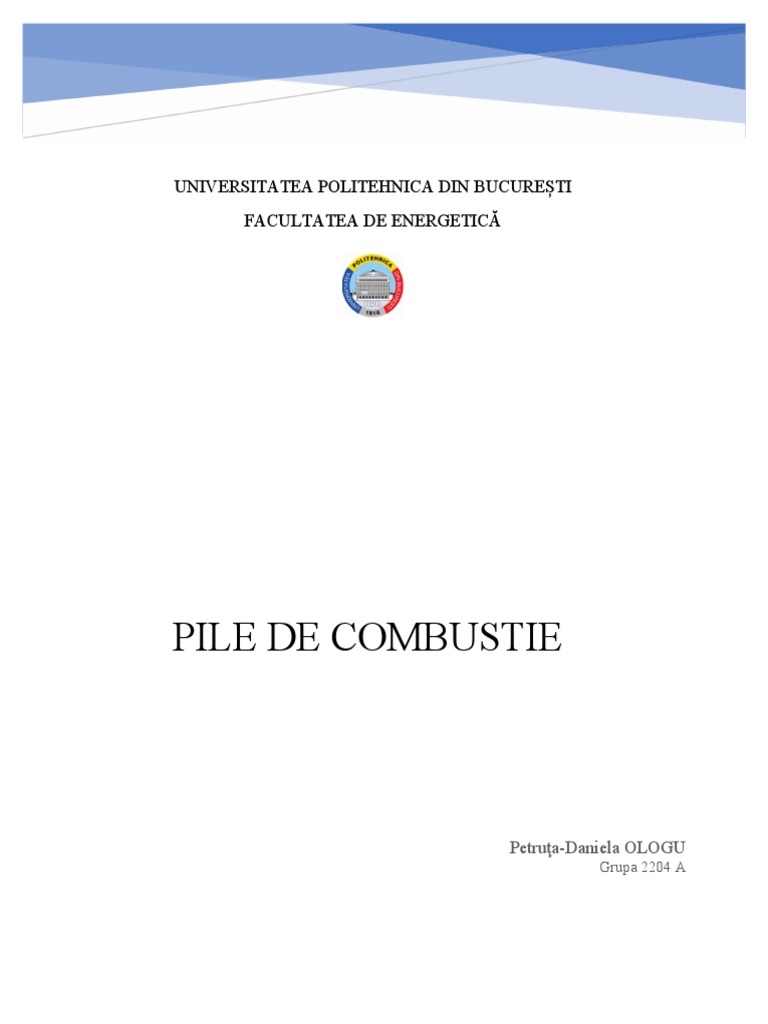 Pile de Combustie | PDF