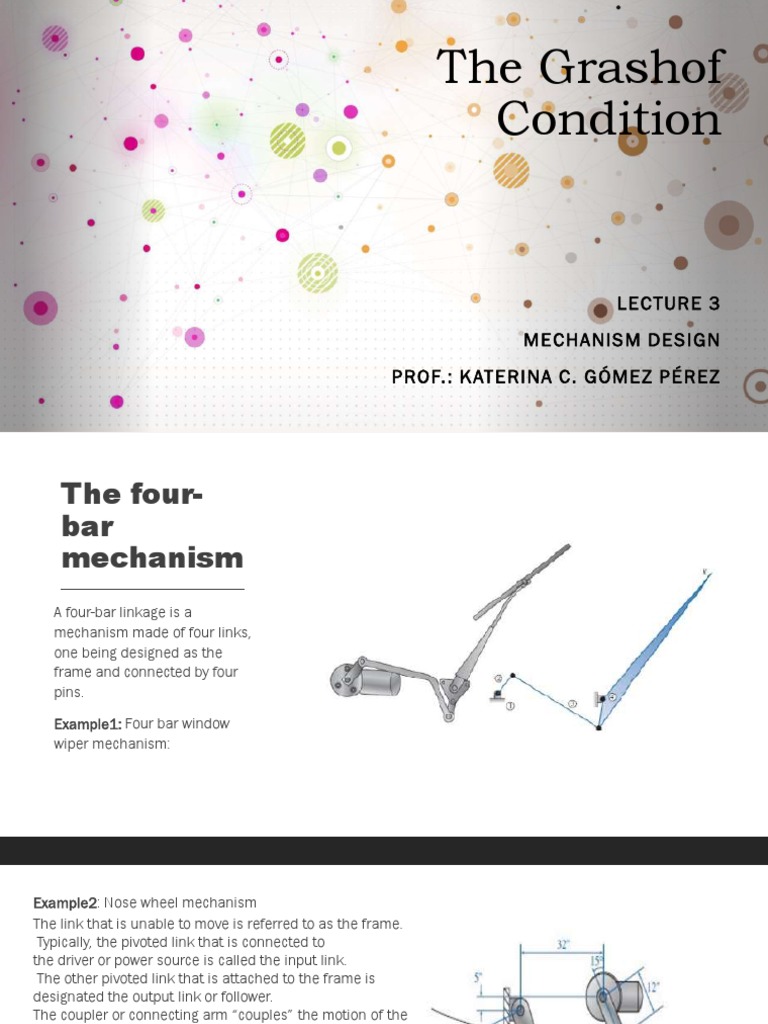 Lecture 3 The Grashof Condition | PDF | Physics | Kinematics