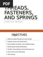Thread Symbols and Drawing Techniques | PDF | Screw | Cutting Tools