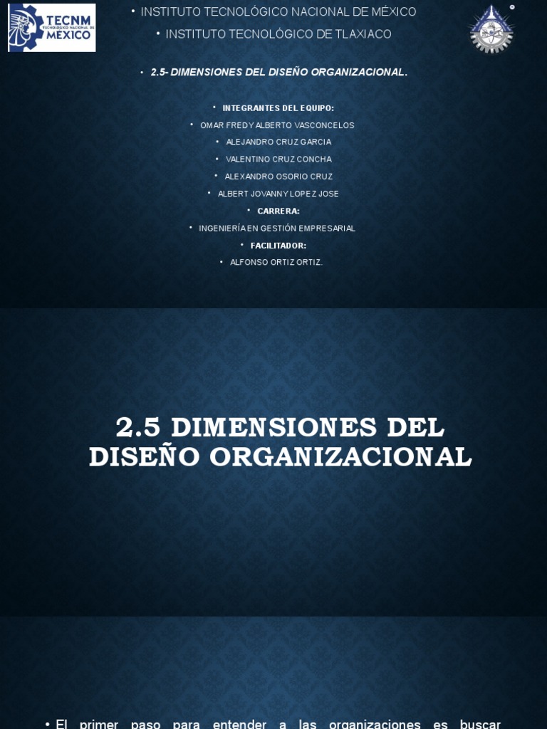 Diseño organizacional: Dimensiones estructurales y contextuales | PDF | Diseño | Toma de decisiones