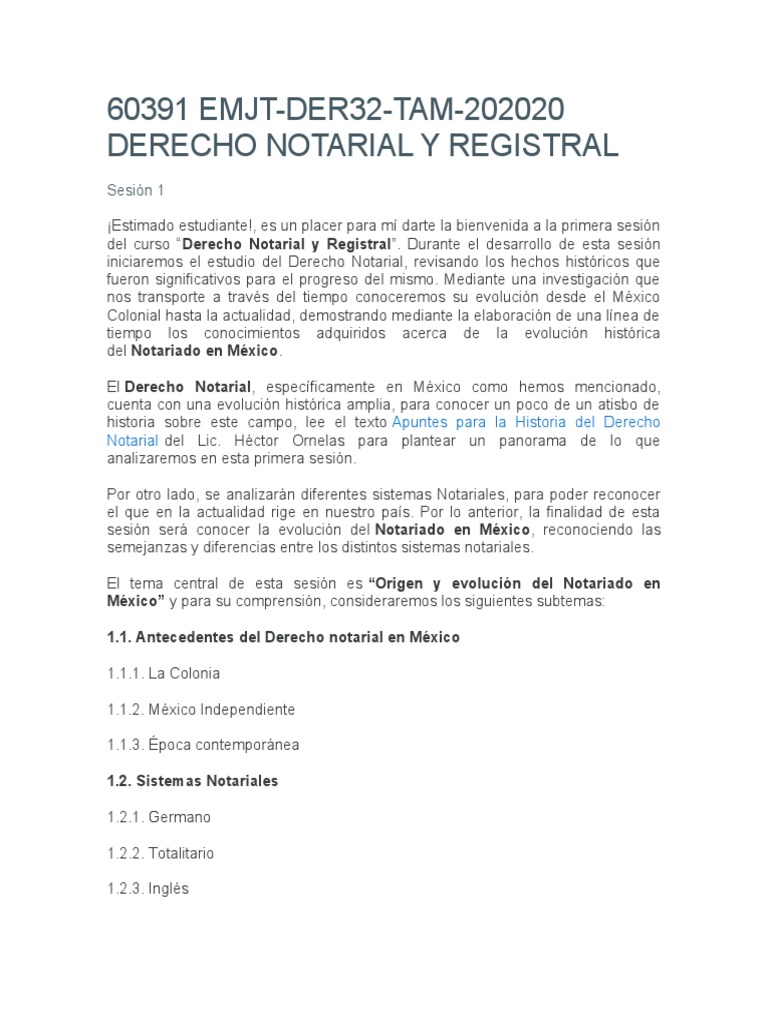 Derecho Notarial y Registral | PDF | Ley común | Información del gobierno