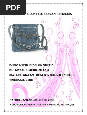 contoh projek rbt tingkatan 3 2019 - Justin Reid