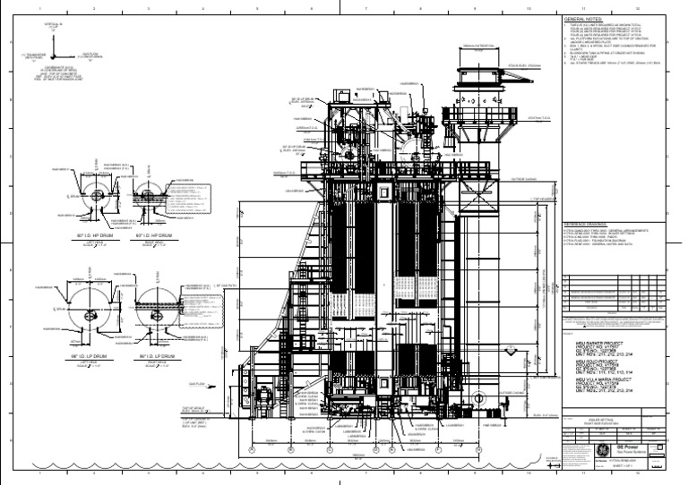 Boiler Right Elevation | PDF | Energy Technology | Energy Conversion