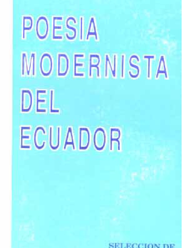 poesia ecuatoriana | Poesía