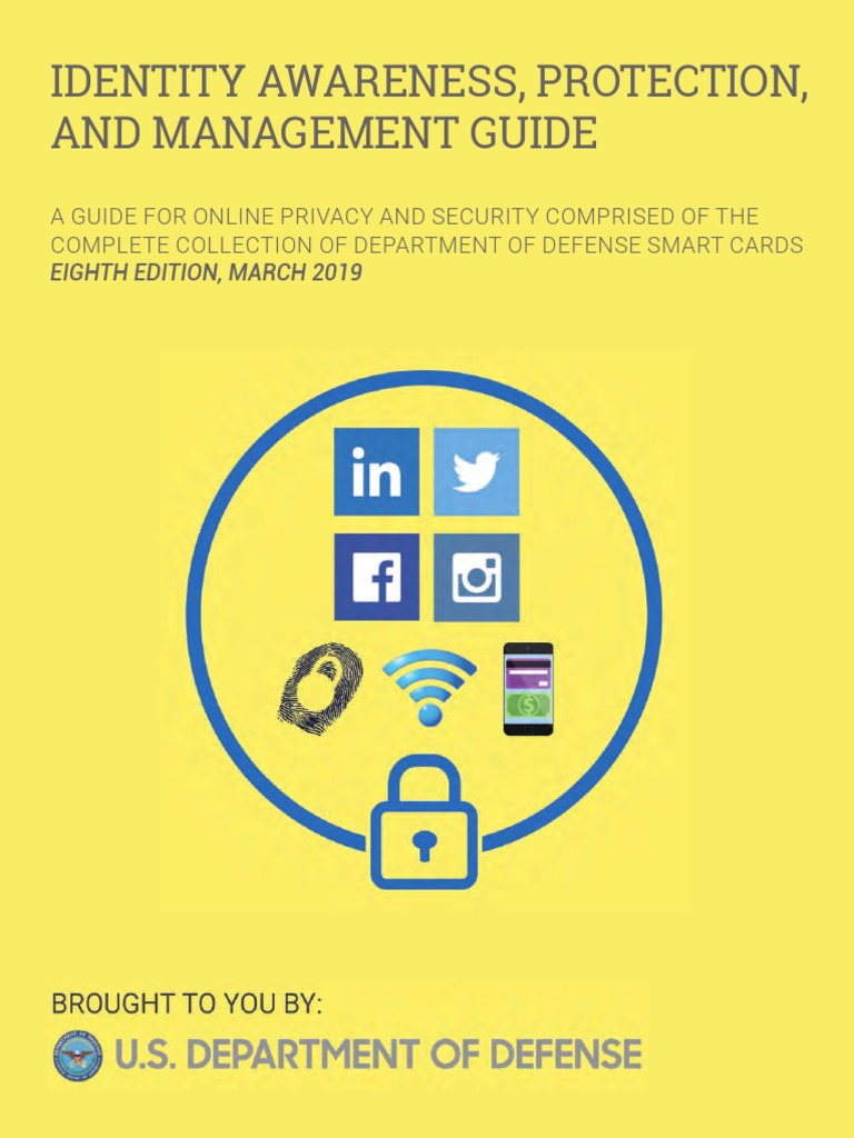 DoD Identity Awareness Protection Management Guide March2019 PDF | PDF ...