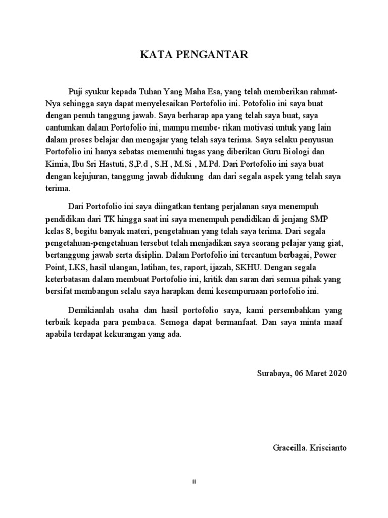 Kata Pengantar | PDF