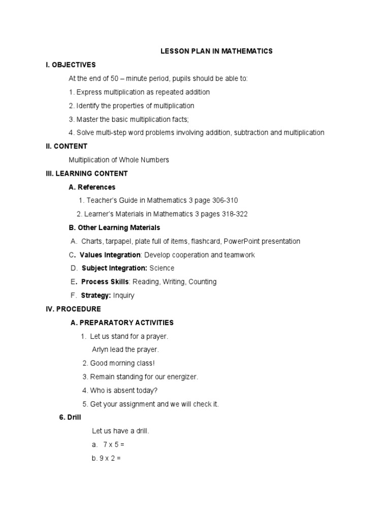 MULTIPLICATION | PDF | Multiplication | Behavior Modification