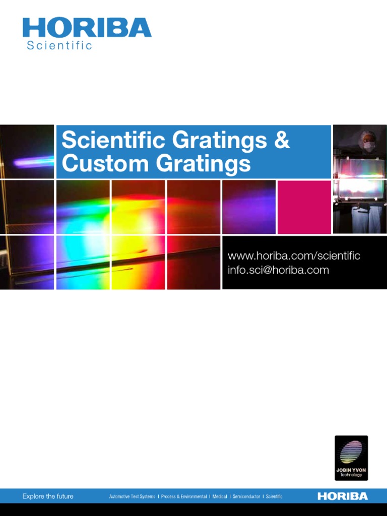 Scientific and OEM Diffraction Gratings Catalog 2017 PDF | PDF ...