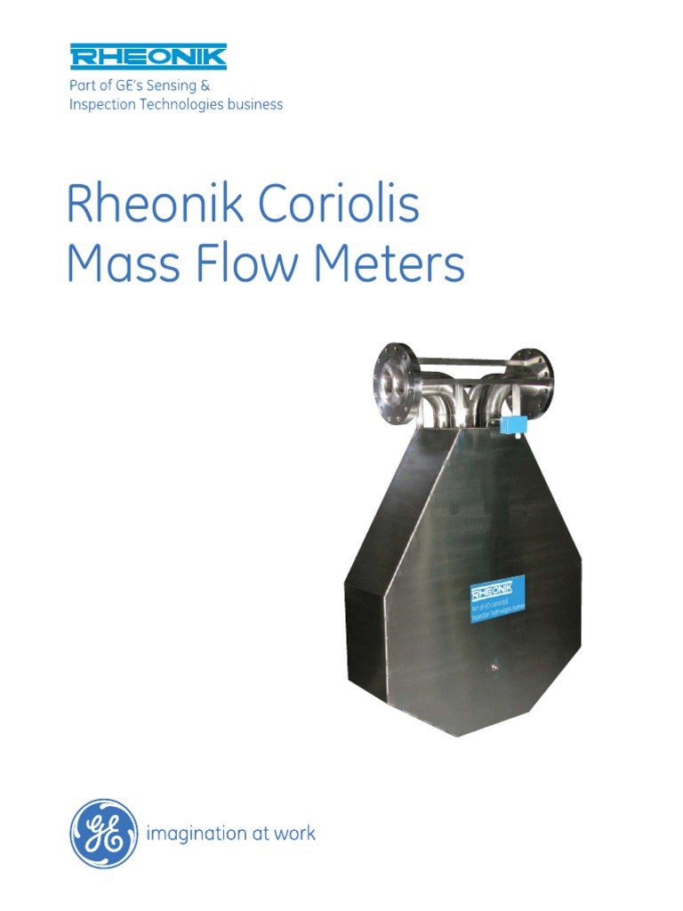 Rheonik Coriolis Flow Meters Brochure | PDF | Flow Measurement | Vacuum ...