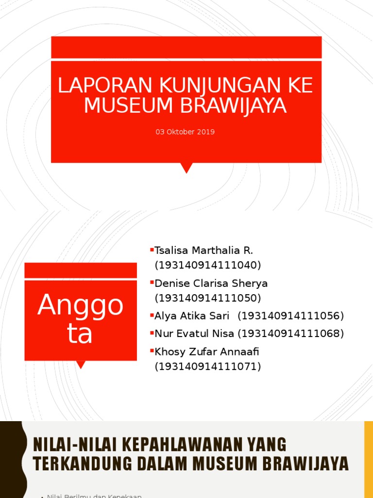 Laporan Kunjungan Ke Museum Brawijaya | PDF